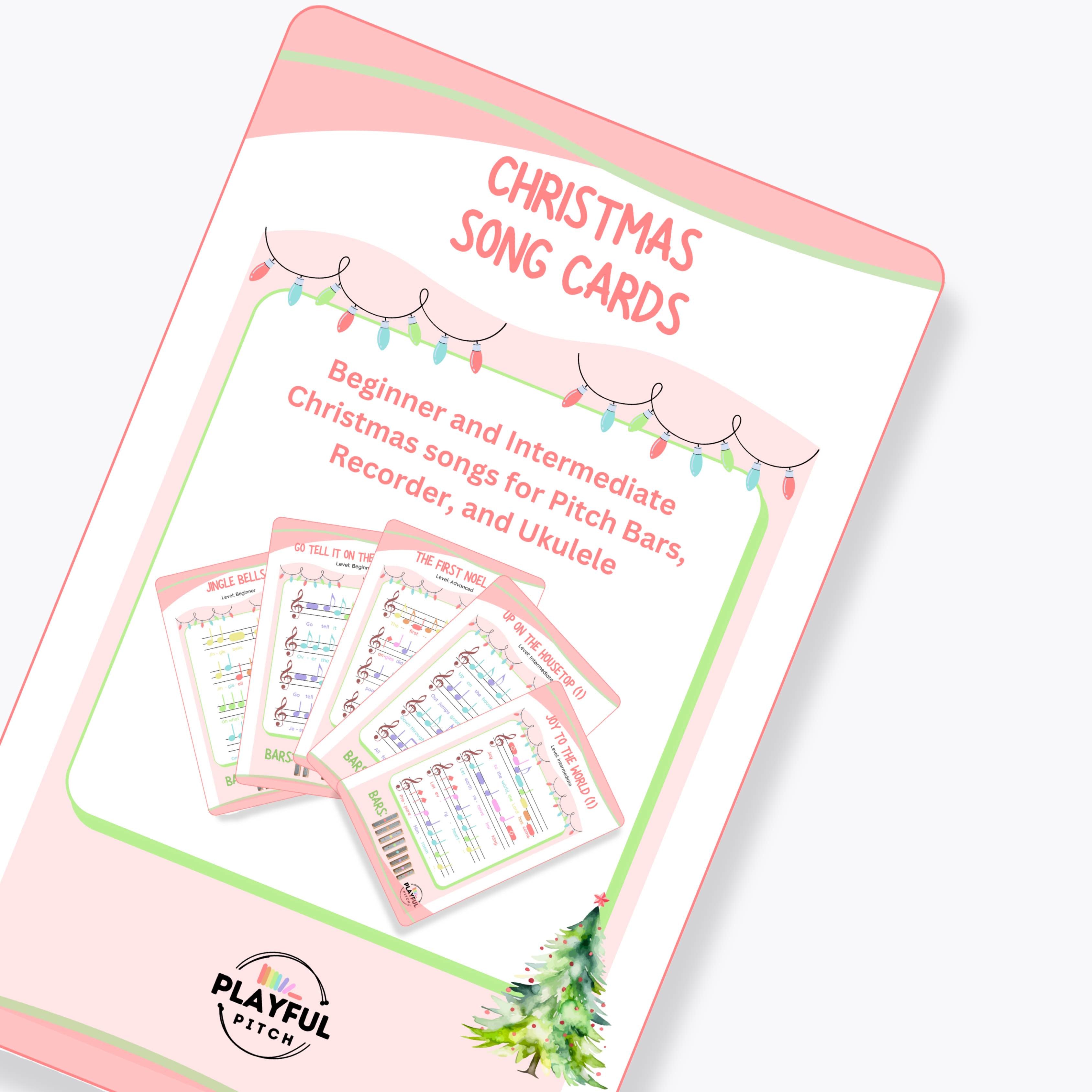 Christmas Song Cards – Playful Pitch